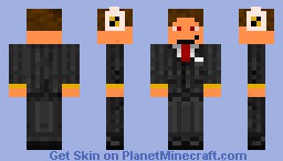 The Guy in a Suit Minecraft Skin