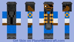 BLU Demoman Minecraft Skin