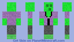 Slime (Human Form) Minecraft Skin