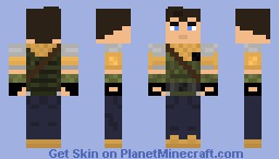Custom Zombie Survivor Minecraft Skin