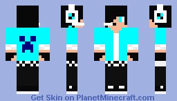 Blue Gamer Minecraft Skin