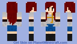 Erza Scarlet Minecraft Skin
