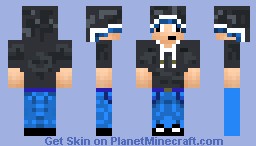 Blue sheepface guy Minecraft Skin