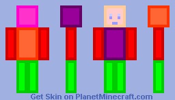 colour man Minecraft Skin
