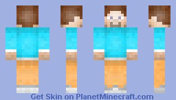 Blue jumper Minecraft Skin