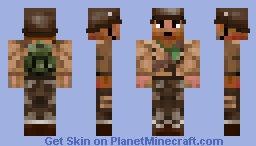 WWII Trooper Minecraft Skin