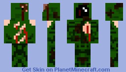 Wounded Space Soldier Minecraft Skin