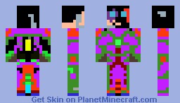 Infected Cyborg Minecraft Skin