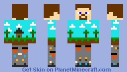 Minecraft Layers Steve Jacket Minecraft Skin