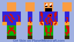 Getting Shot Minecraft Skin