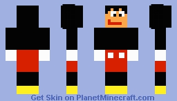 Mickey Mouse Minecraft Skin