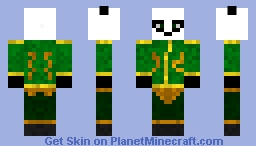 Pandaren from World of warcraft Minecraft Skin