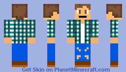 country boy in plad Minecraft Skin