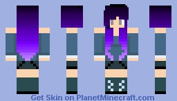 Purple Hair >:J Minecraft Skin