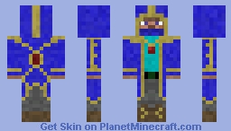 Wizard Steve Minecraft Skin
