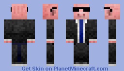 Pig in a suit :) Minecraft Skin