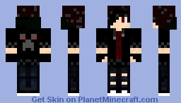 Moonlit Vampire Guy Minecraft Skin