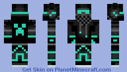 Android Blue Minecraft Skin