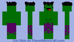 Derpy Hulk! Better in 3D Minecraft Skin