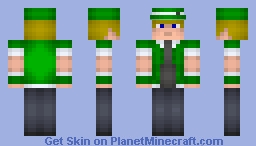 Pokemon Trainer Green - HD Minecraft Skin