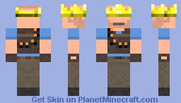Heavy King TF2 Minecraft Skin