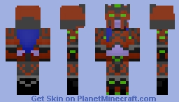 Night Elf Death Knight Minecraft Skin