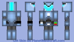 (Quad_B) Full Quad B Armor Minecraft Skin