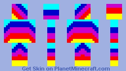 Random Rainbow Person Minecraft Skin