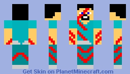 Scarred Steve Minecraft Skin