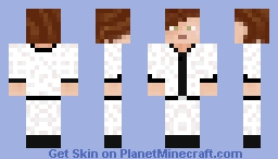 Man in White Suit Minecraft Skin