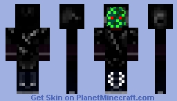 Black lizard Minecraft Skin