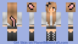 ɭɩᴛᴛɭɘ Mouse girl Minecraft Skin