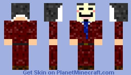 red suited mask Minecraft Skin