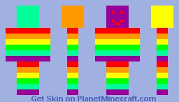 Rainbow Minecraft Skin