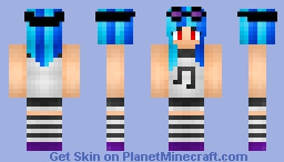 Vinyl Scratch AKA Dj Pon3 - MLP Collection Minecraft Skin