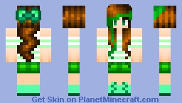 Green Girl Minecraft Skin