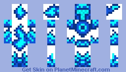 Ice Warrior Minecraft Skin