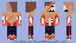 Damaged Zombie Minecraft Skin