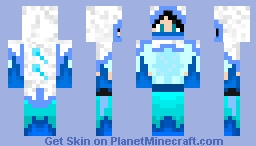 Frost Elemental Master Minecraft Skin