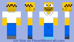 Homer Simpsons Minecraft Skin