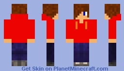 Man in Red Jacket Minecraft Skin