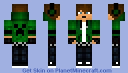 Green creeper boy Minecraft Skin