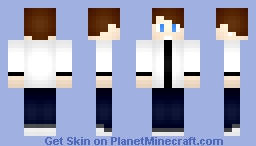 Smart Looking Teenager (Shaded) Minecraft Skin