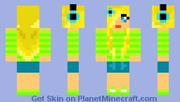 Summer Girl Minecraft Skin