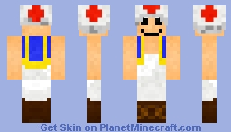 Toad (Super Mario) Minecraft Skin