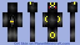 Umbreon (Re-uploaded) Minecraft Skin