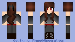 moon Vampire Girl Minecraft Skin