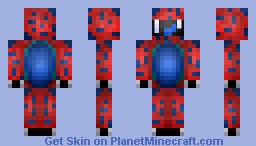 Red Alien Minecraft Skin