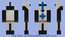 Simple Blue Knight Minecraft Skin