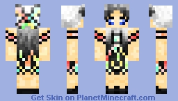 Rainbow Dress Minecraft Skin